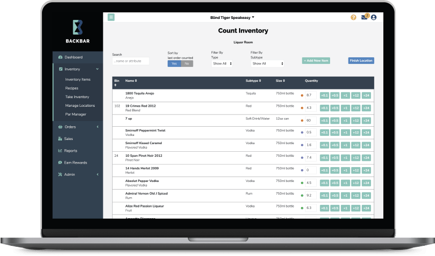 Color-Coded Inventory