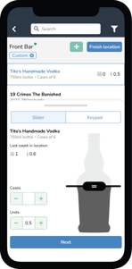 Backbar Bar Inventory App