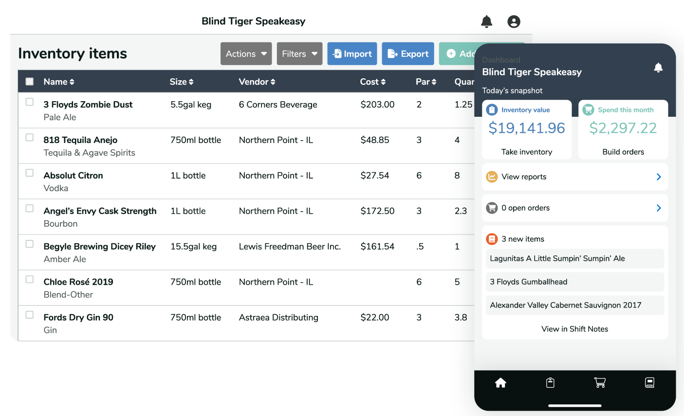 Best Bar Inventory App for Bars and Restaurants | Backbar